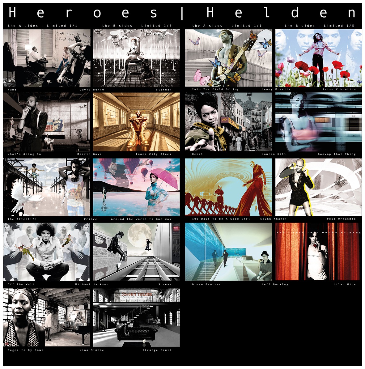 Teaser Heroes/Helden- the A + B series - Digital Art Print Limited